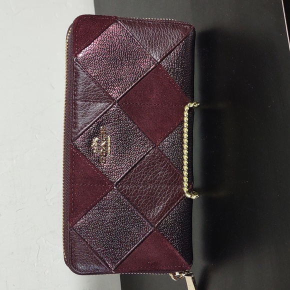 Coach | Bags | Coach Leather Patchwork Accordion Zip Wallet | Poshmark